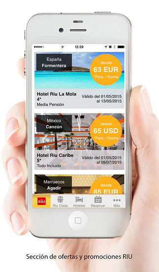 Riu lanza su nueva ‘app’ para dispositivos móviles | REVISTA GRAN HOTEL ...